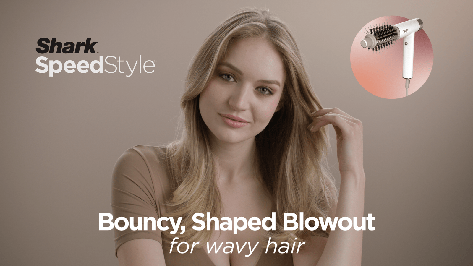 SpeedStyle Express Touchup Brush Wavy Hair Tutorial – Shark Clean New ...